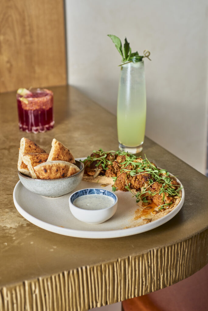 Cook This Now! The Bird's roasted cauliflower with garlic hummus, salsa ...