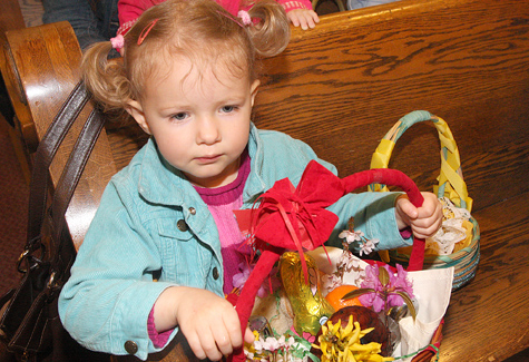 Slide Show: Annual Easter basket blessing - Riverhead News Review Archives