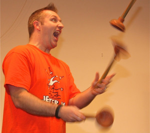 Photos: Jester Jim puts on a wild show in Aquebogue - Riverhead News ...