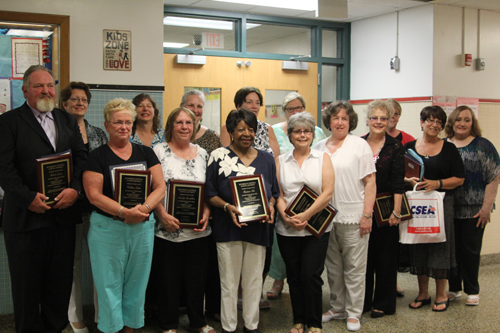 Riverhead school board honors 20 retirees - Riverhead News Review Archives