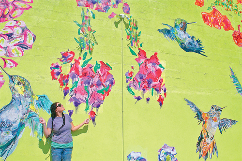 Hummingbird mural to stay, building owner says - Riverhead News Review ...