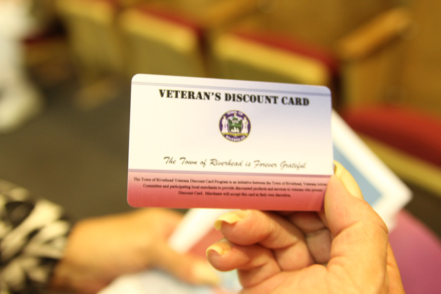 Veterans Discount Card now available for town residents - Riverhead ...