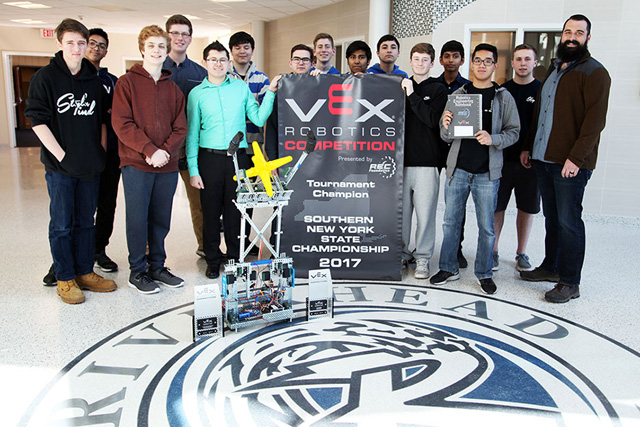 Riverhead High School robotics team named tournament champions ...