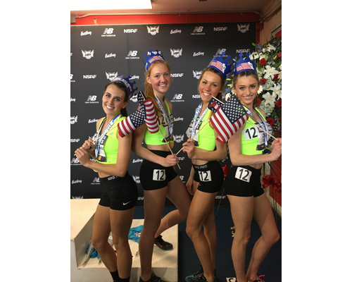 Girls Winter Track: SWR wins national title in 4×1 mile relay ...