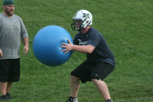 Football: Mercy lineman lets his play speak for itself - Riverhead News ...