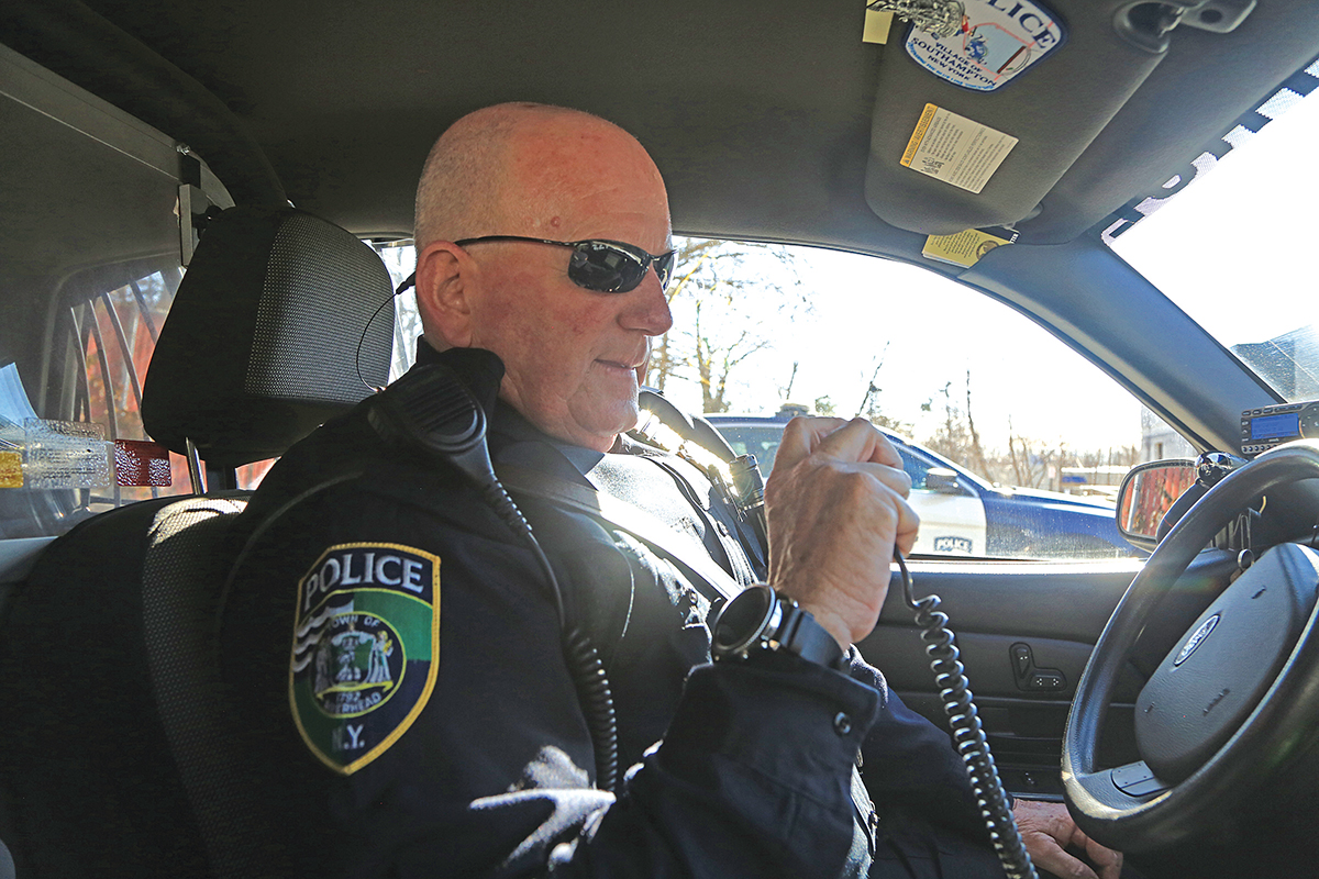 After nearly 35 years on the job, Riverhead officer Dennis Cavanagh ...