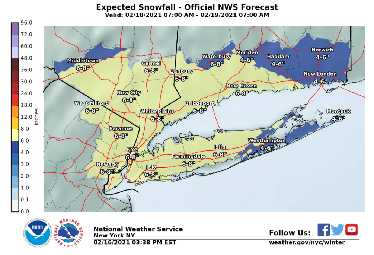 NWS: More snow in forecast for Thursday - Riverhead News Review Archives