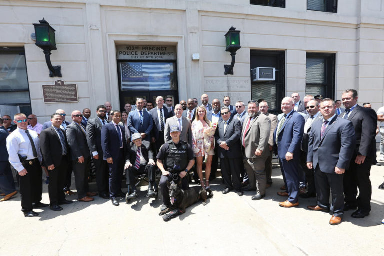 Plaque dedicated in memory of Brian Simonsen at 102nd Precinct ...