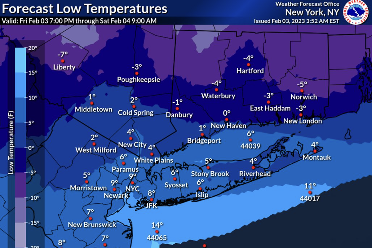 Blast of arctic air prompts Riverhead Town to open warming shelter ...