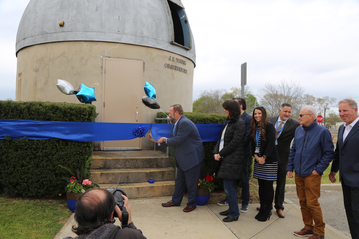 Historic Young Observatory reopens at Riverhead High School - Riverhead ...