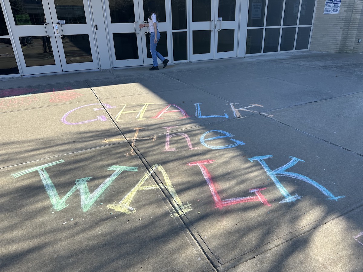 Riverhead students 'Chalk the Walk' for P.S. I Love You Day - Riverhead ...