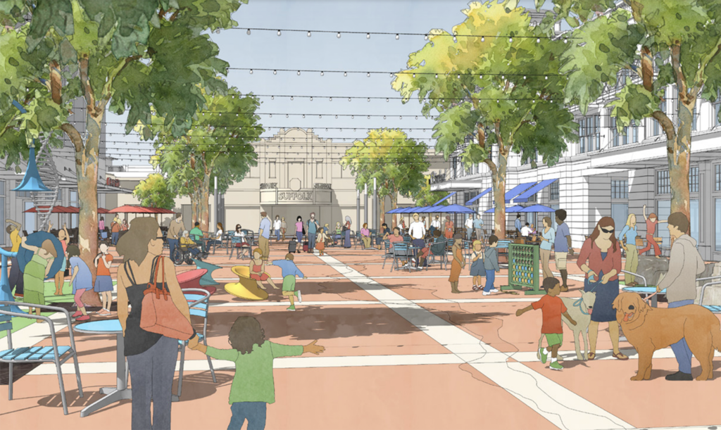 See the latest renderings for Riverhead's Town Square development ...