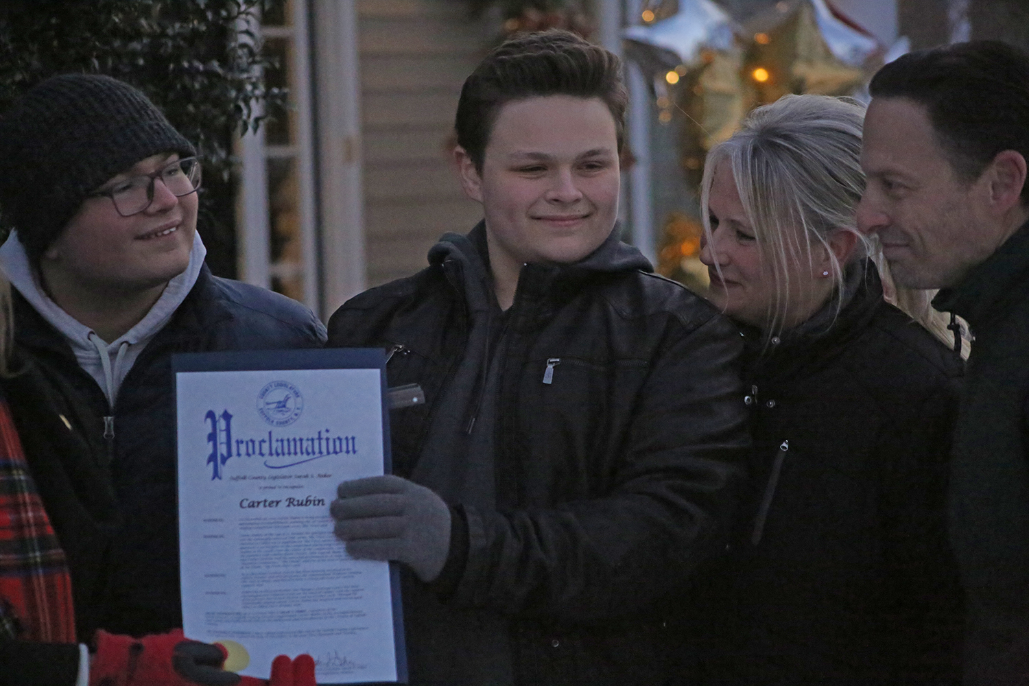 A hero’s welcome home for Carter Rubin, the winner of ‘The Voice ...