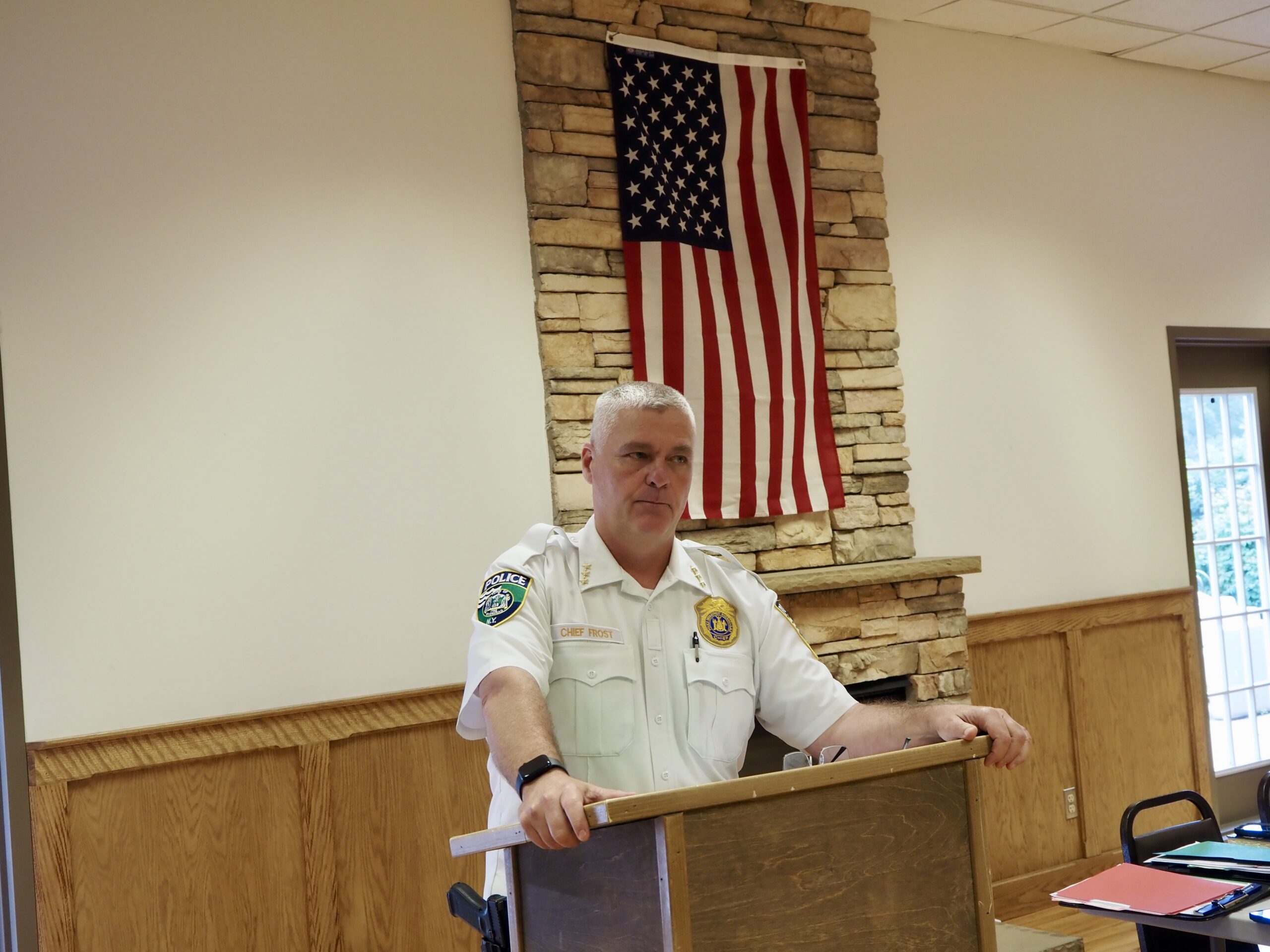 Chief Frost lays out priorities: tech, community outreach - Riverhead ...