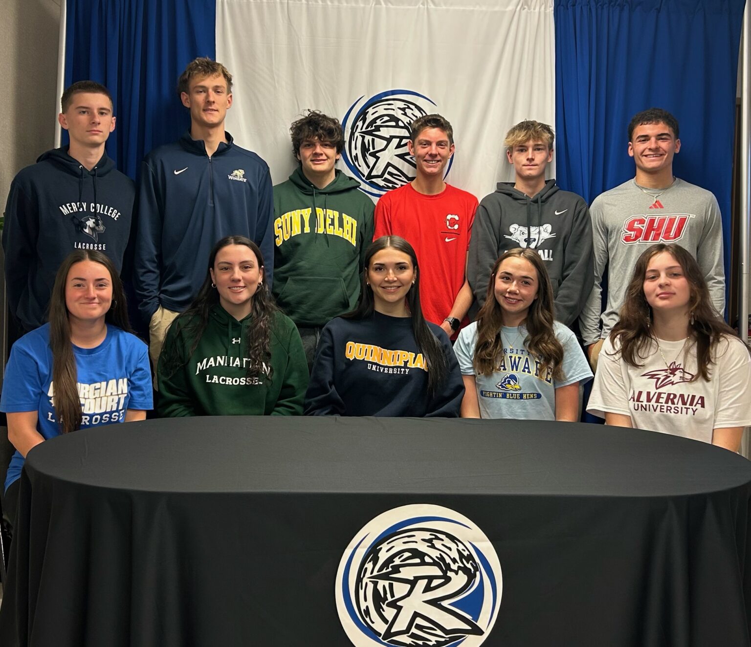 Standout local athletes sign college commitment letters - Riverhead ...