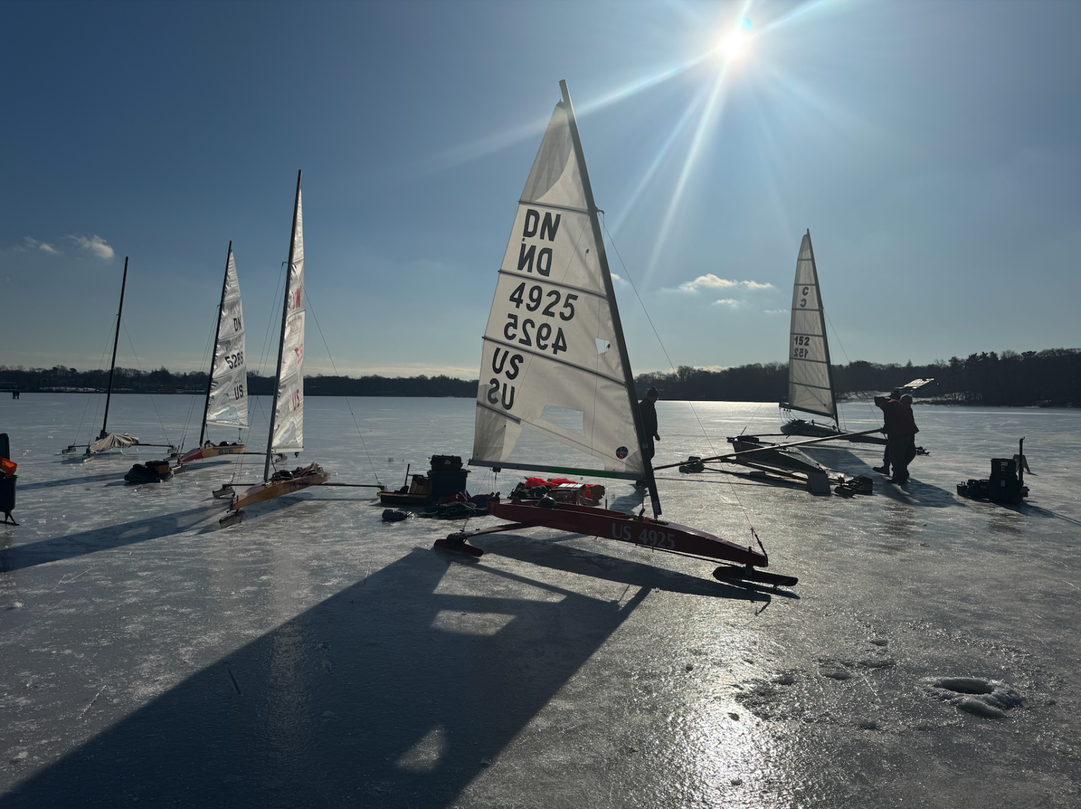 After a decade-long drought, ice boat racing returns to Long Island ...