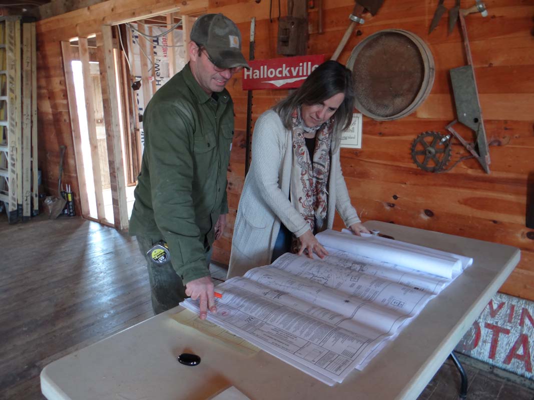 Work begins bringing the outhouse indoors at Naugles Barn - Riverhead ...