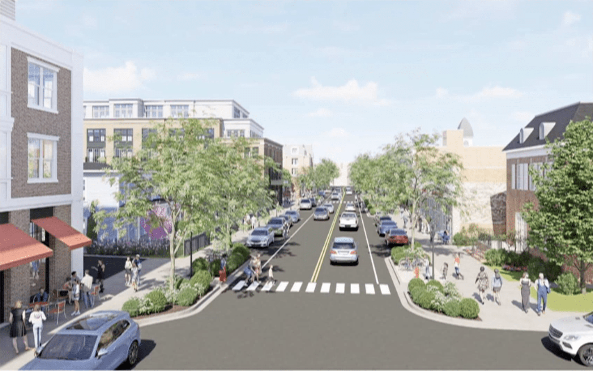 Design plans revealed for streetscapes portion of Town Square project ...