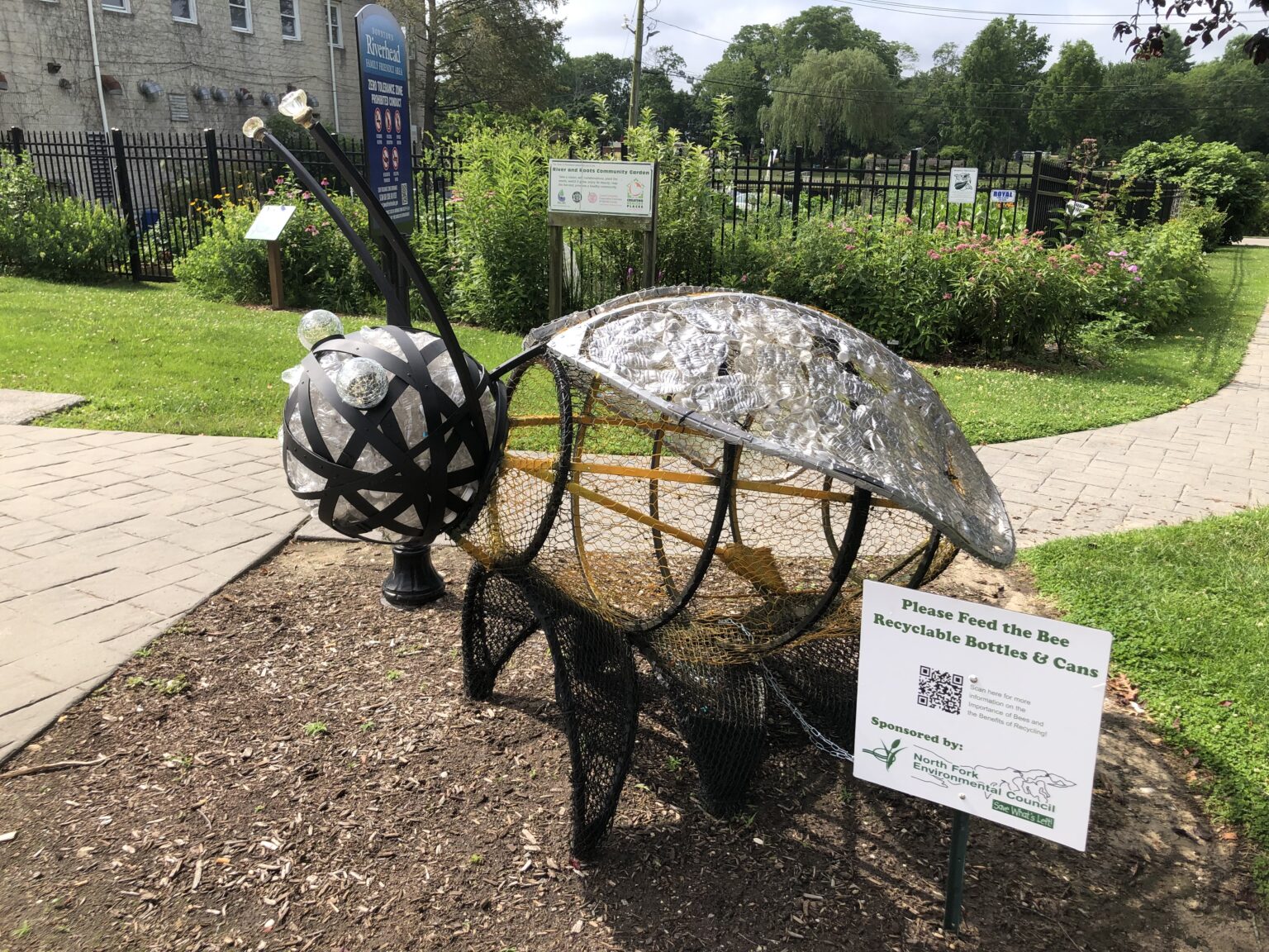 Big Bee installed to fight litter - Riverhead News Review
