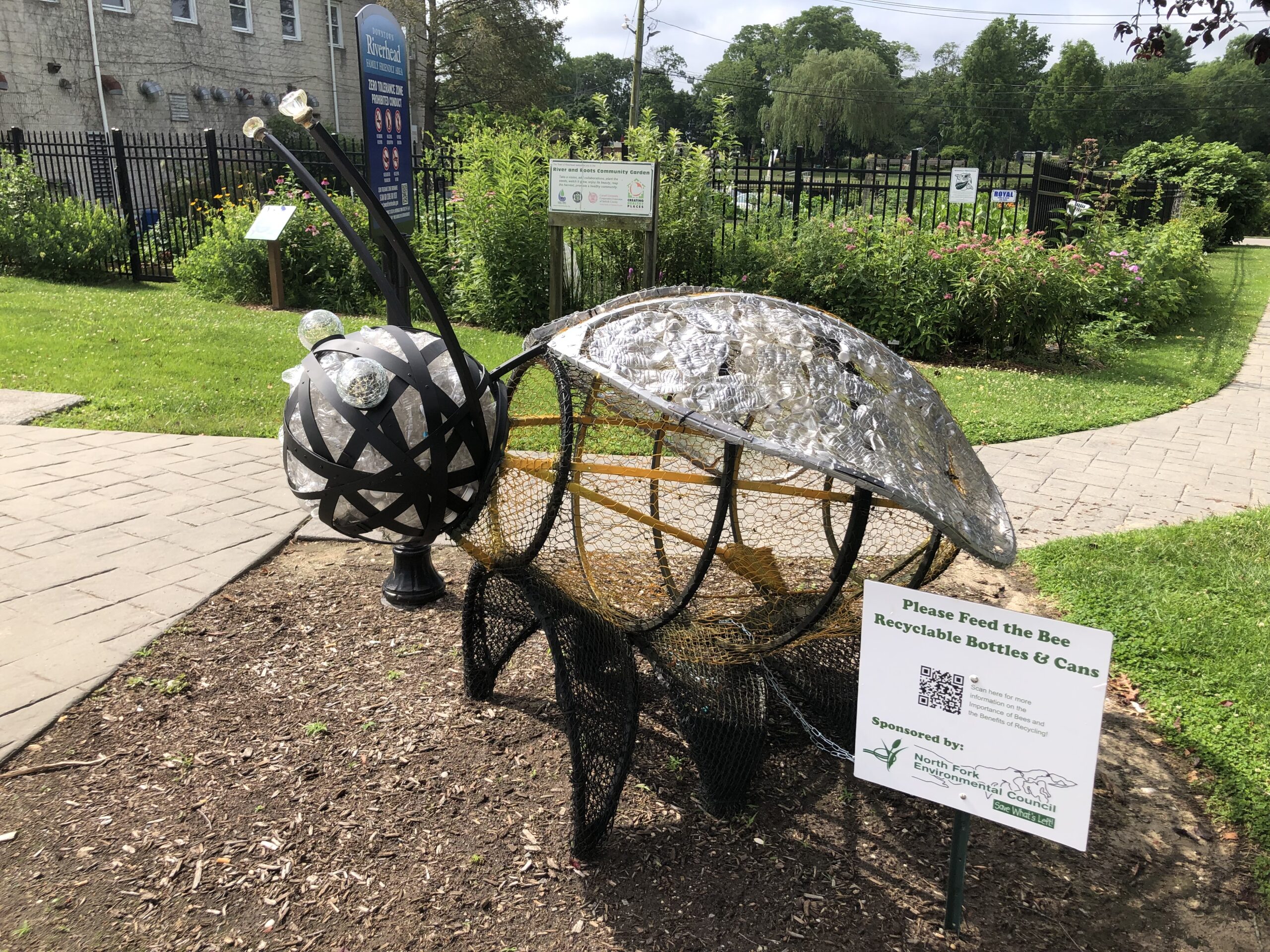 Big Bee installed to fight litter - Riverhead News Review