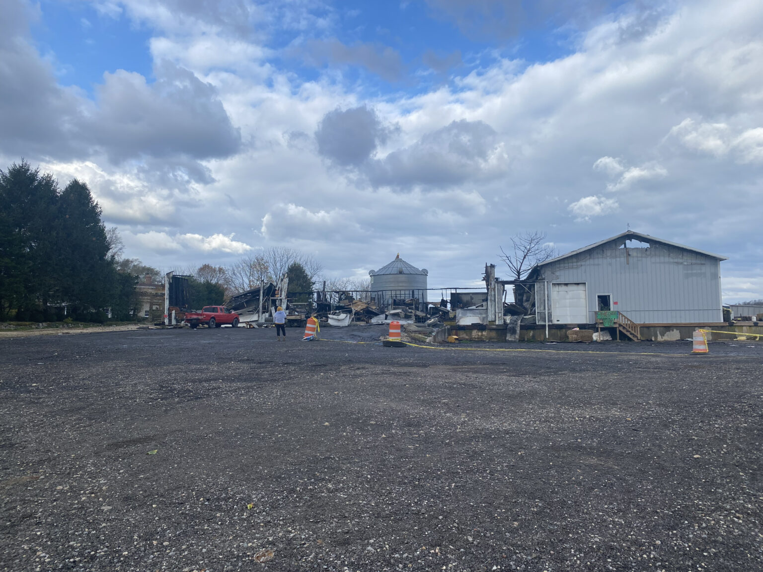 Massive barn fire kills multiple animals at Wells Farm