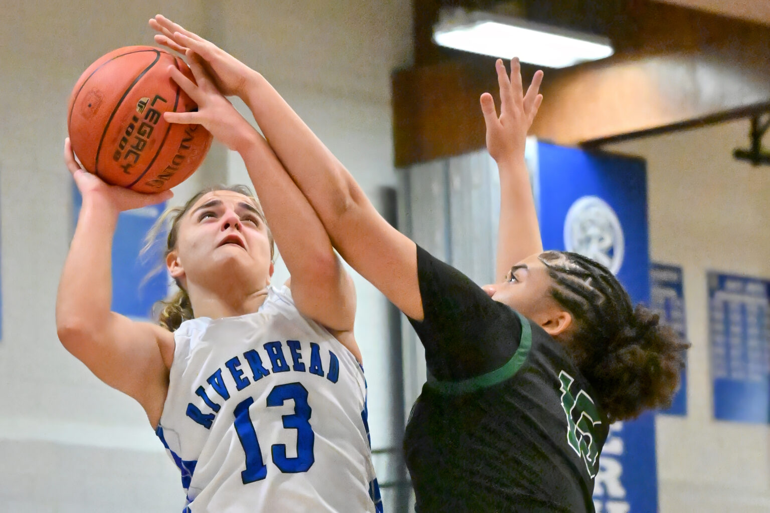 Riverhead girls basketball shows improvement in close loss to Brentwood ...