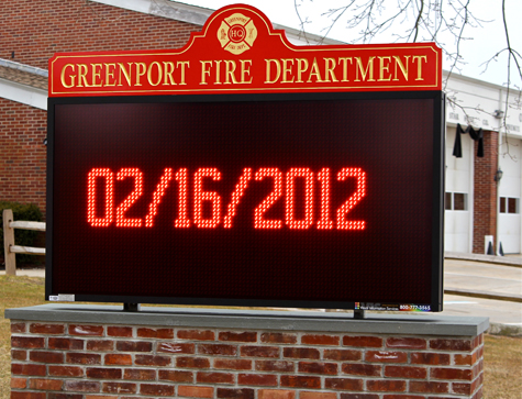 Greenport Fire Department gets approval for illuminated sign - The ...