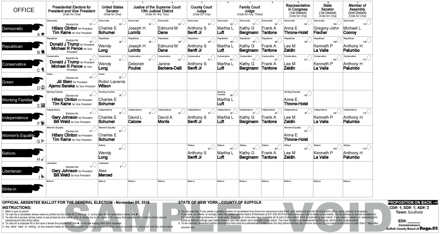 Suffolk County reverses decision on how absentee ballots are cast - The ...