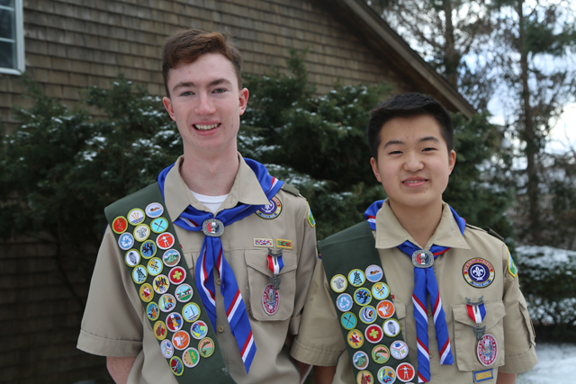 Eagle Scouts build projects for community spaces in Mattituck, Southold ...