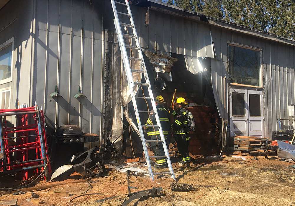 Mattituck F.D. responds to fire at woodworking building - The Suffolk ...