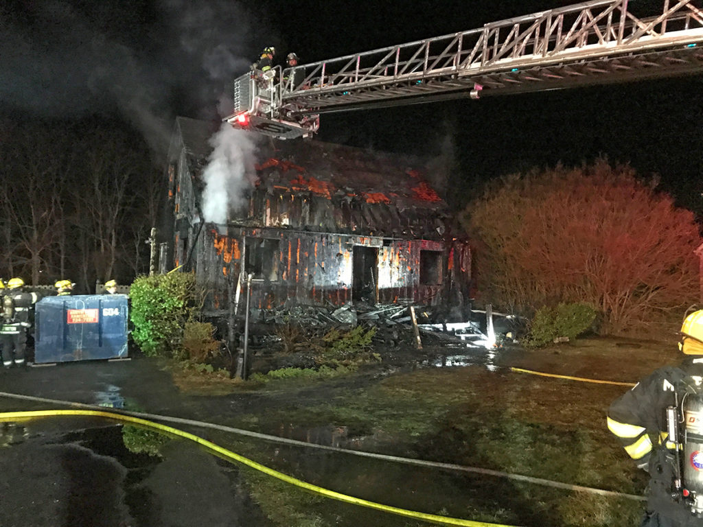 Mattituck home destroyed by fire Saturday night - The Suffolk Times ...