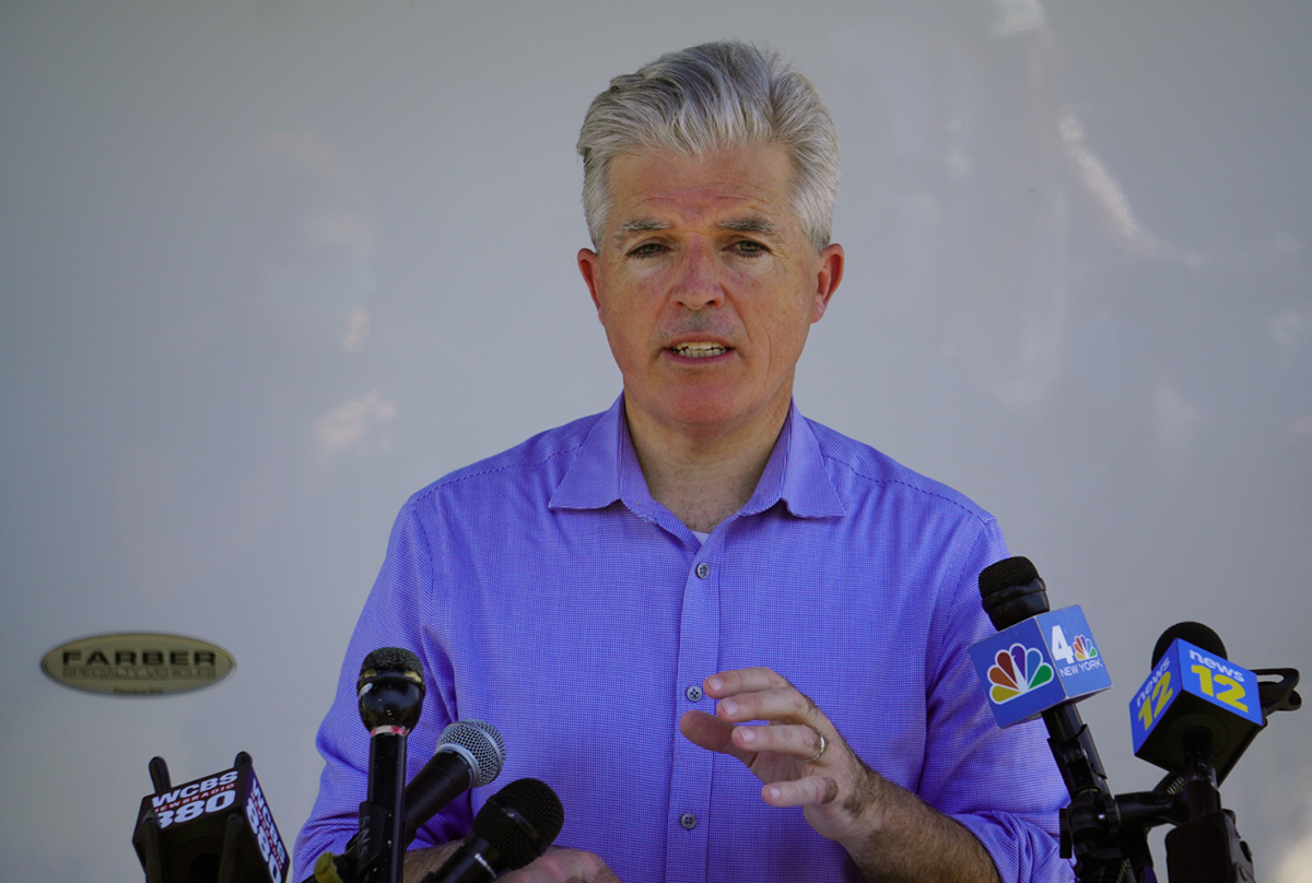 As COVID-19 hospitalizations in Suffolk dip to 50, Bellone concludes ...