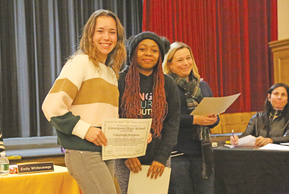 Greenport students recognized for athletic, musical excellence - The ...