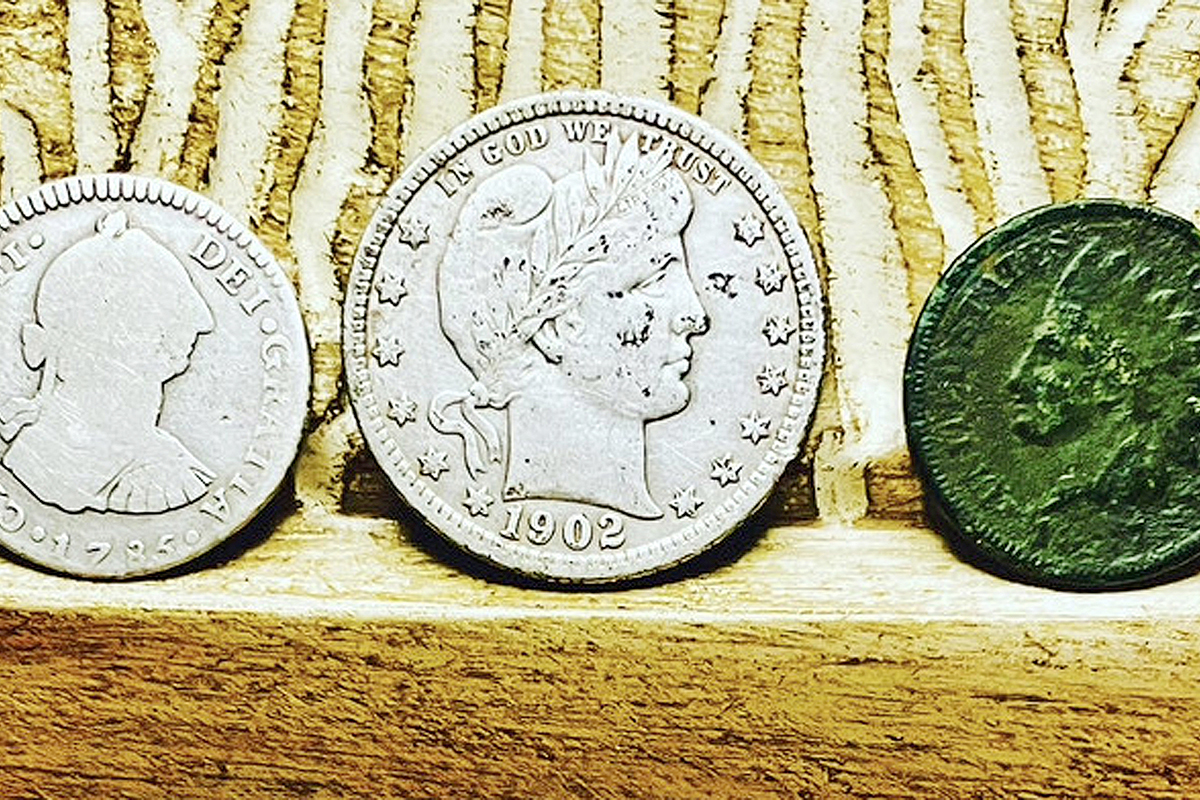 Local farm reveals signs of the past as 1700s coin and other treasures ...
