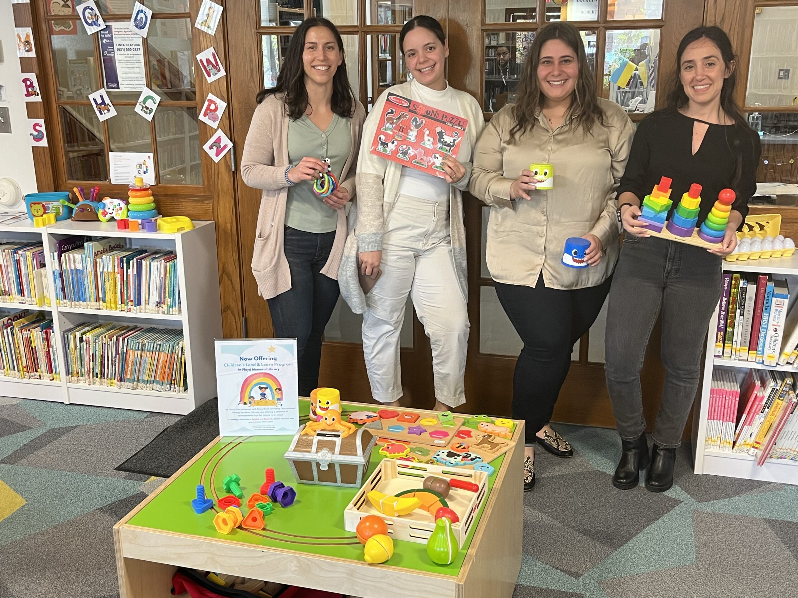 A new free toy lending library for children out of Floyd Memorial ...