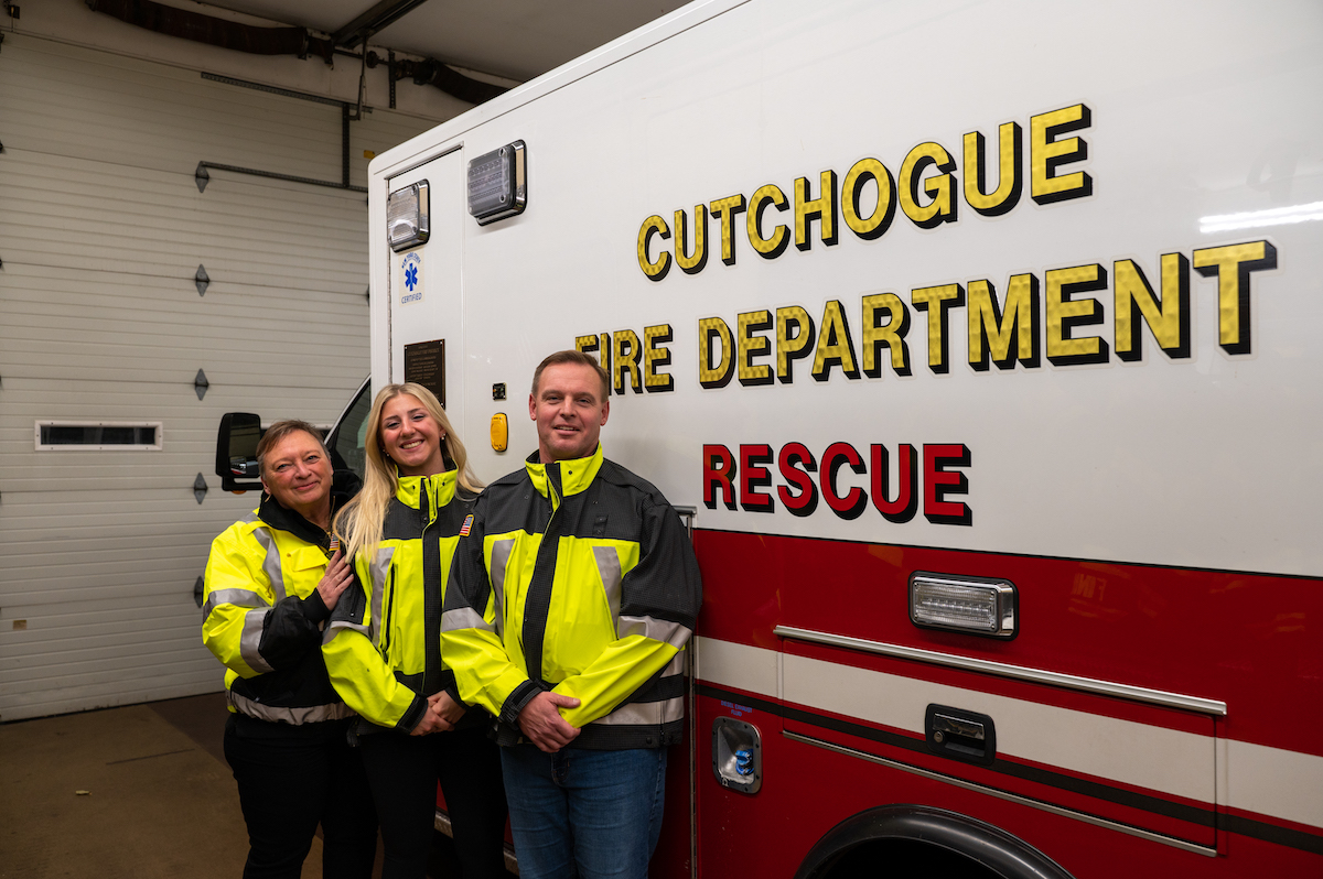 Emma Pearsall the latest in her family to become a Cutchogue Fire ...