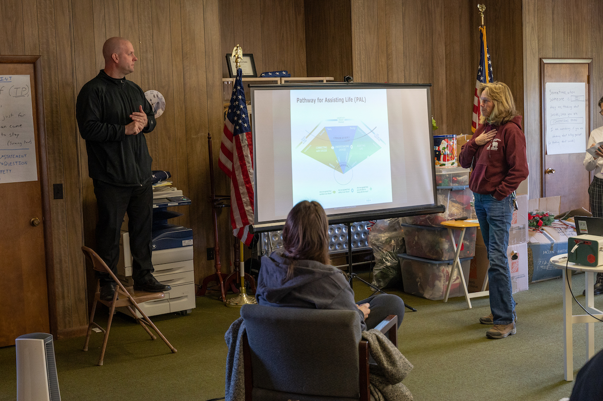 Warrior Ranch hosts suicide prevention training for local first ...