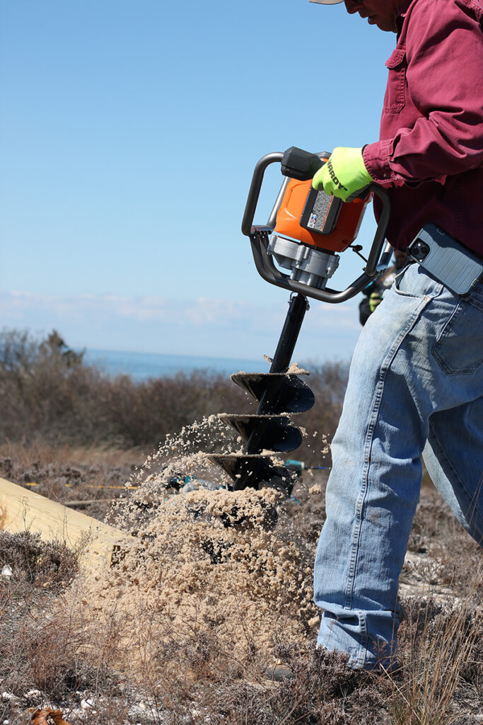 Volunteers prep Mattituck beach for osprey season - The Suffolk Times