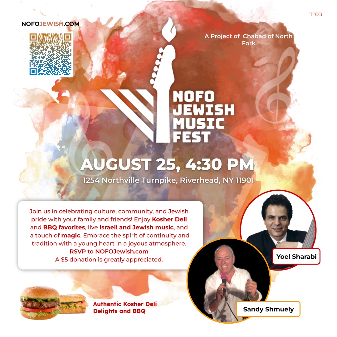 Chabad of North Fork hosting its first-ever Jewish music festival