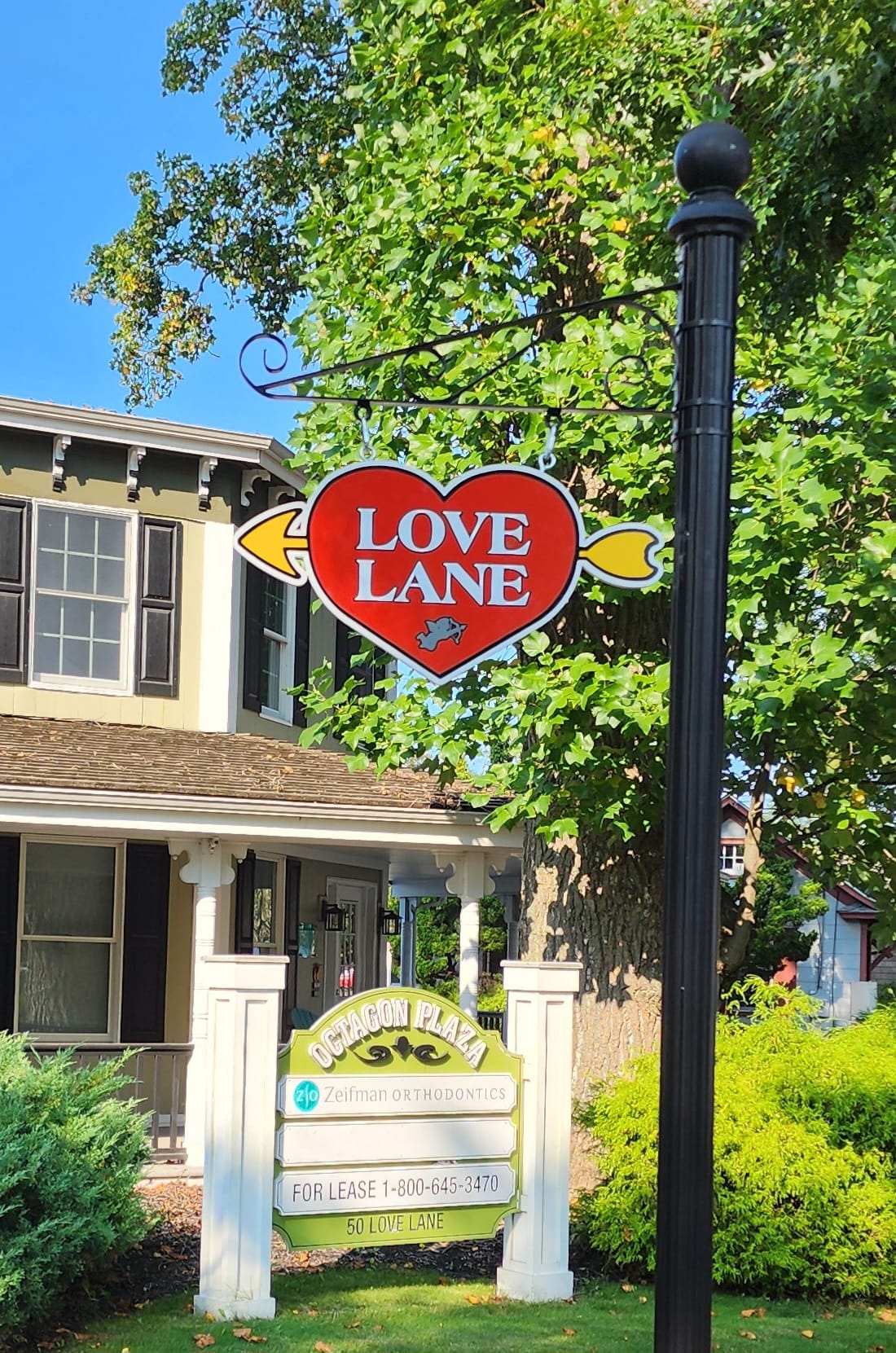 After 15 years, the iconic Mattituck Love Lane sign is getting a touch up