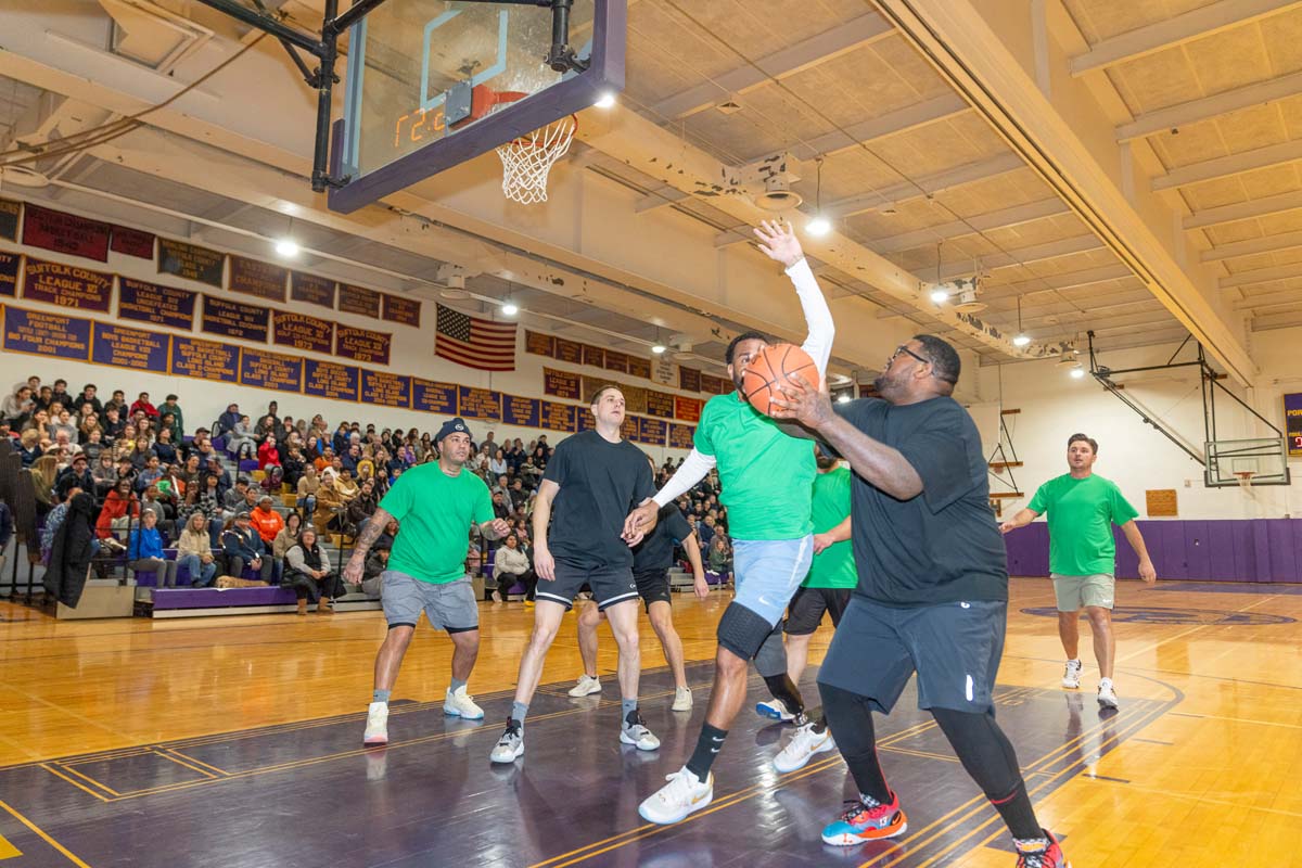 Cops and alumni face off in Greenport basketball game - The Suffolk Times