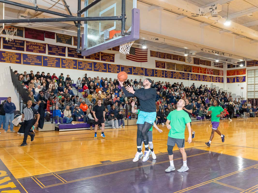 Cops and alumni face off in Greenport basketball game - The Suffolk Times