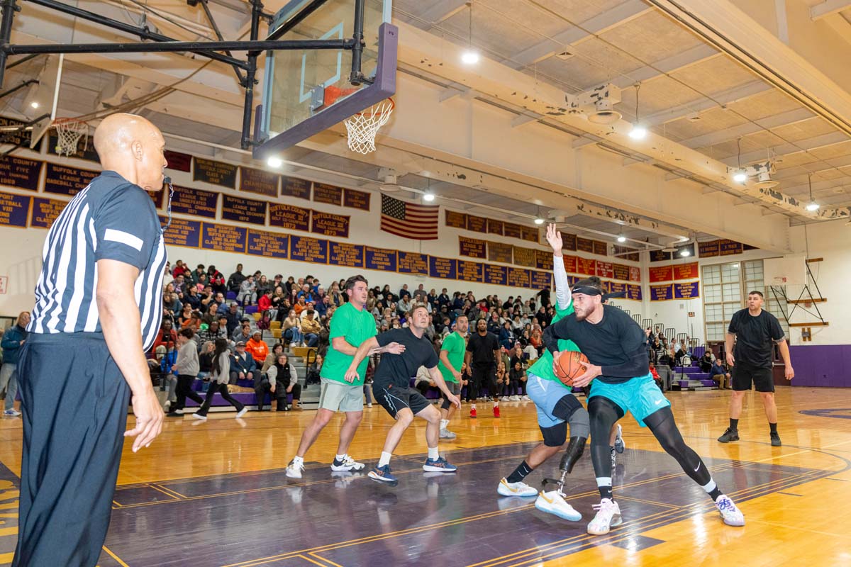 Cops and alumni face off in Greenport basketball game - The Suffolk Times