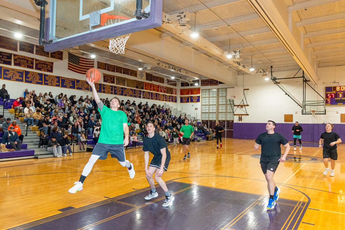 Cops and alumni face off in Greenport basketball game - The Suffolk Times