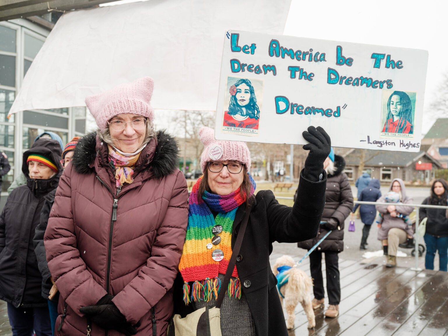 'Women's Rally' draws big crowd to Mitchell Park - The Suffolk Times