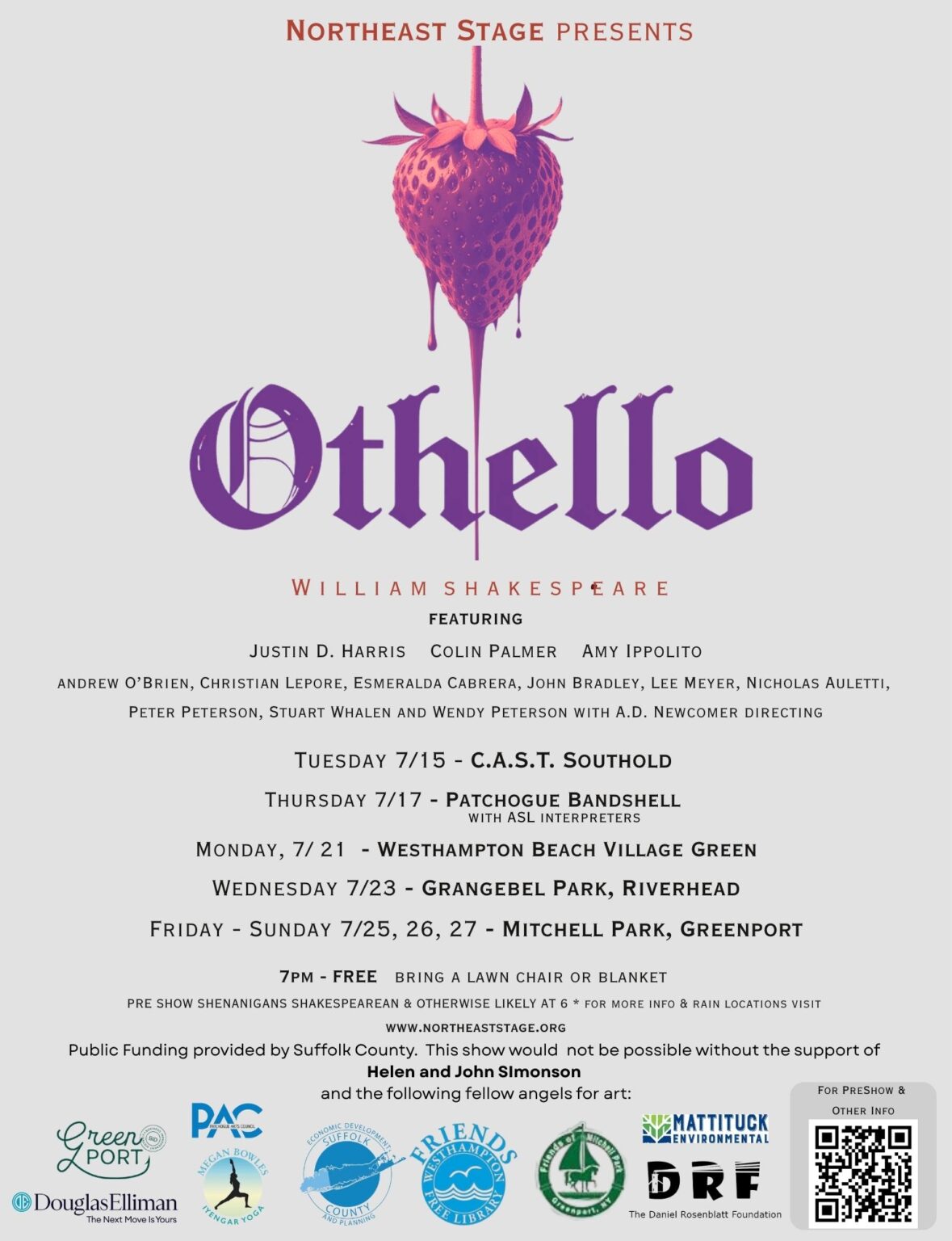 Northeast Stage presents Othello for summer series - The Suffolk Times