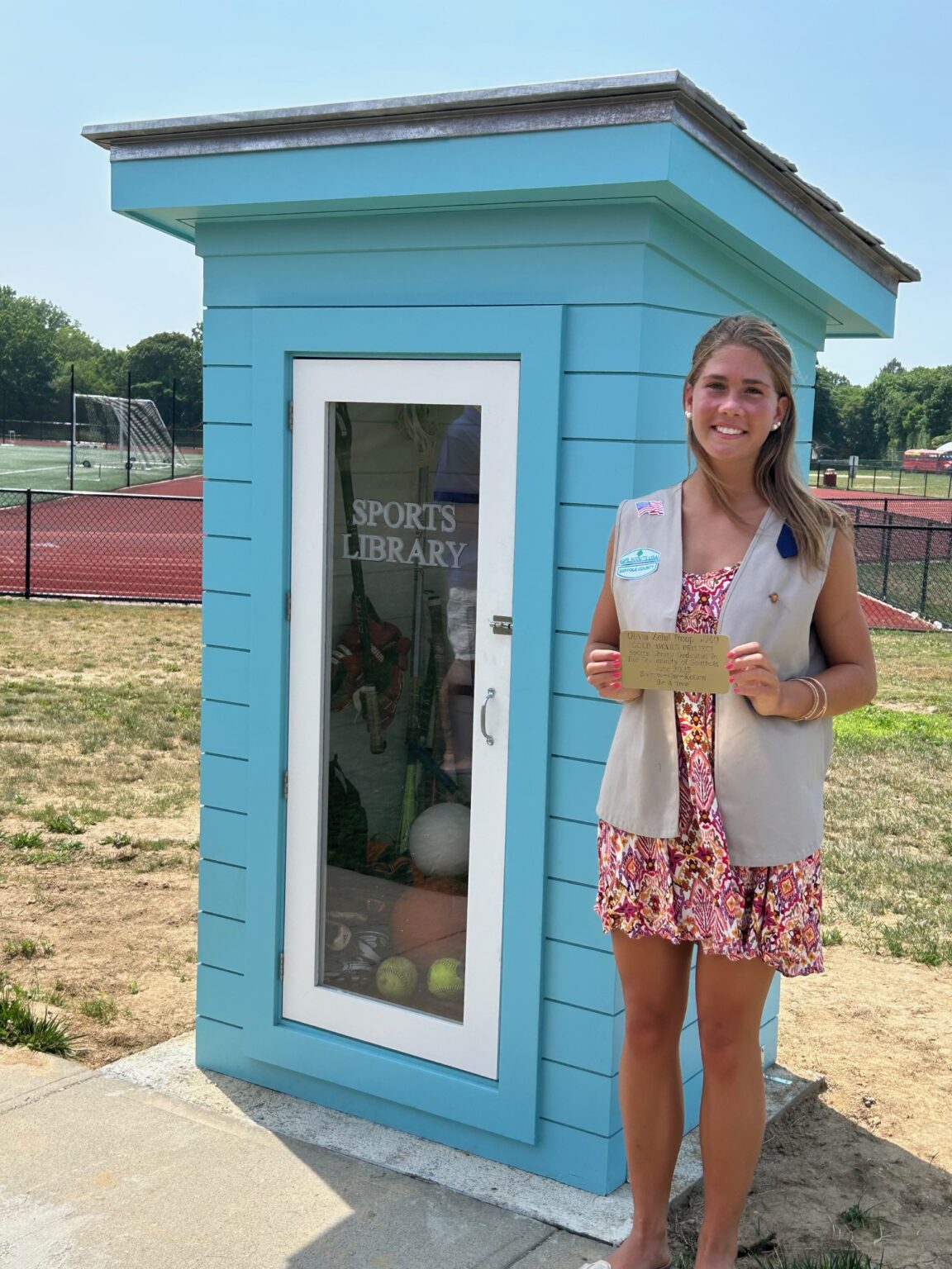 Girl Scout builds sports libraries, gets kids playing again - The ...