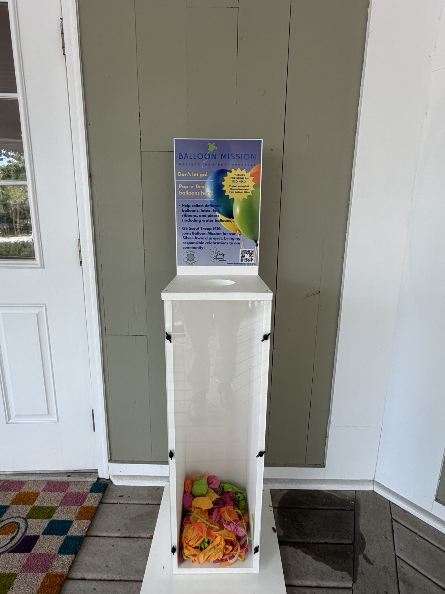 Southold students tackle balloon litter with new collection bins for ...
