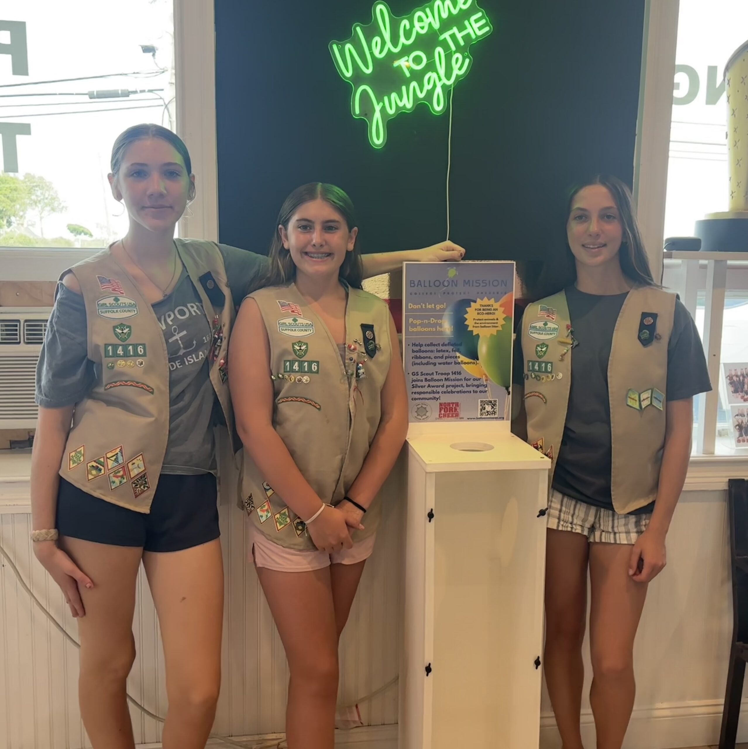 Southold students tackle balloon litter with new collection bins for ...