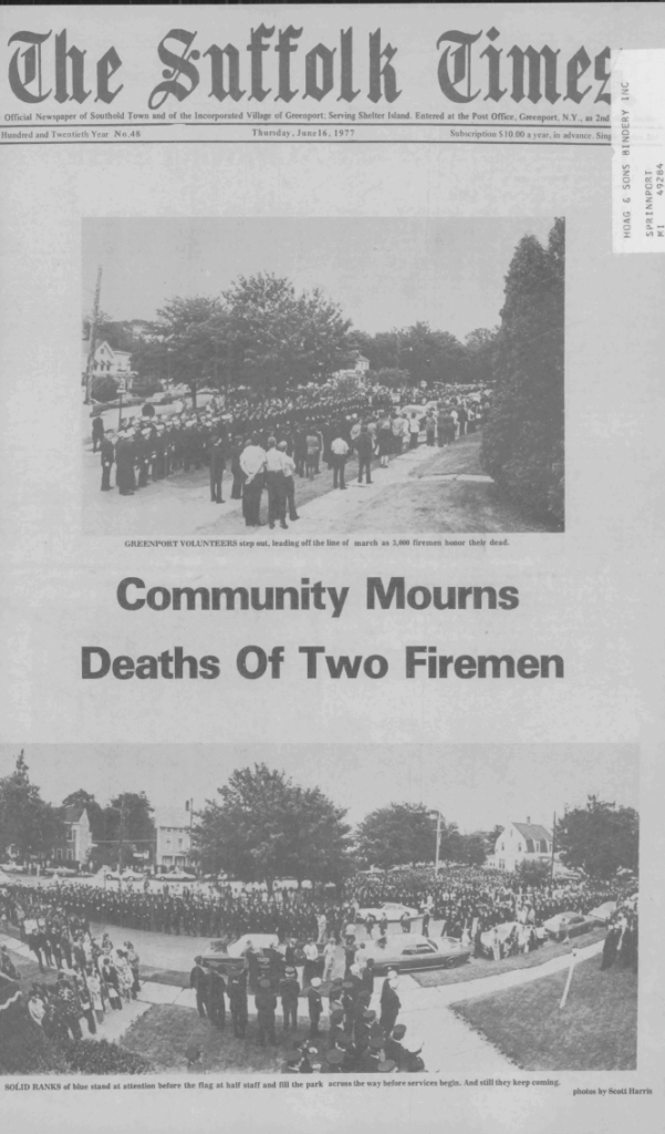 Greenport Fire Department memorial service set for Sunday - The Suffolk ...